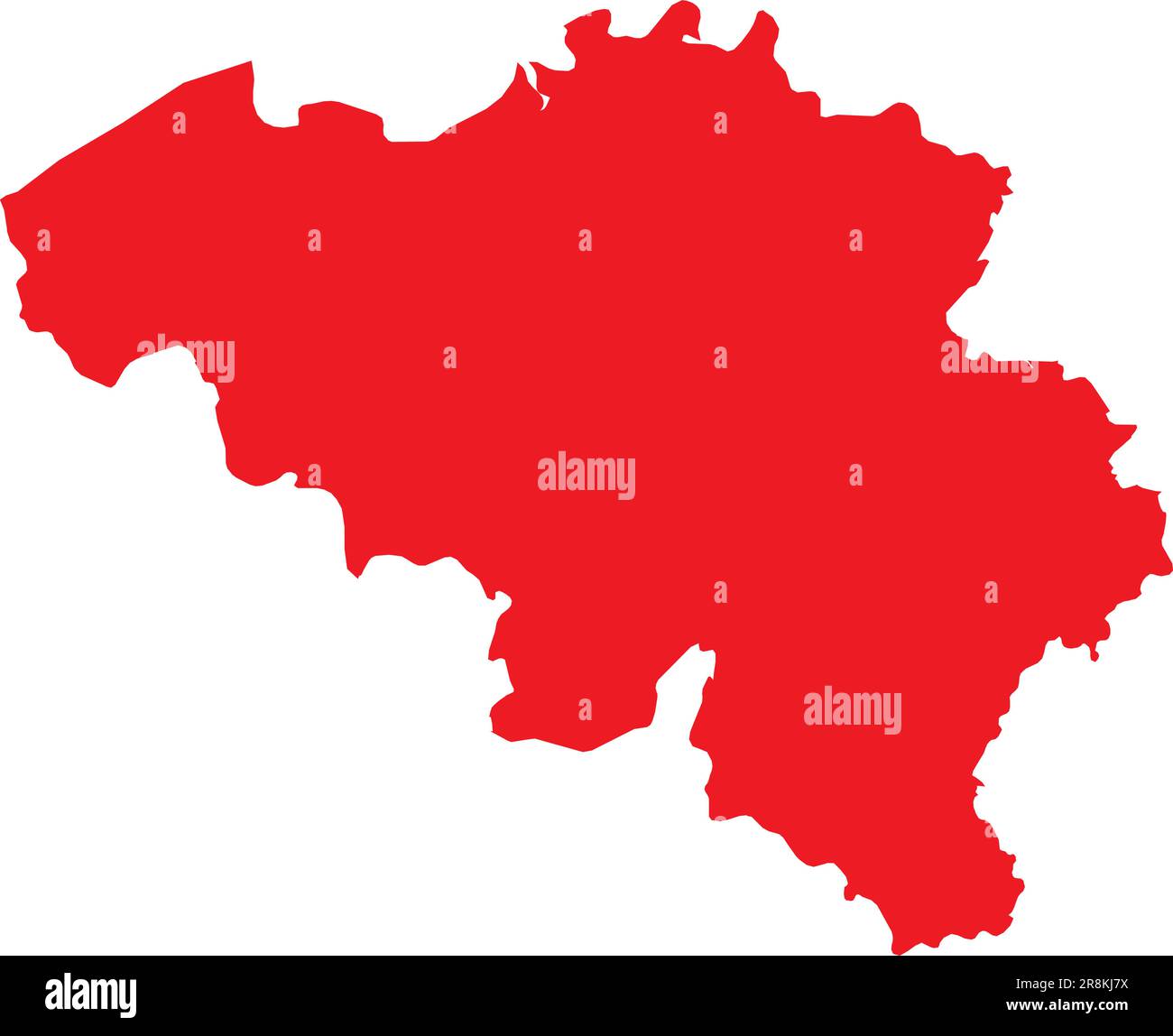 RED CMYK color map of BELGIUM Stock Vector Image & Art - Alamy