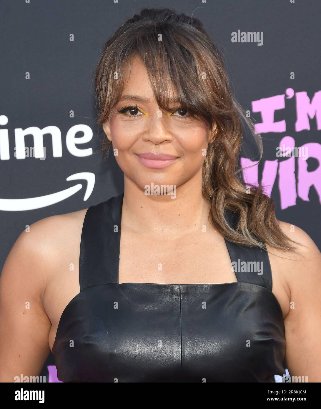 Los Angeles, USA. 21st June, 2023. Carmen Ejogo arrives at the Prime Video's I'M A VIRGO Los ...