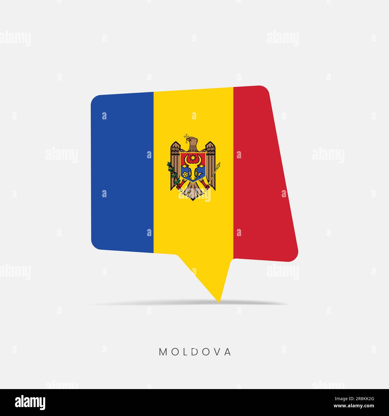 Moldova flag bubble chat icon Stock Vector Image & Art - Alamy