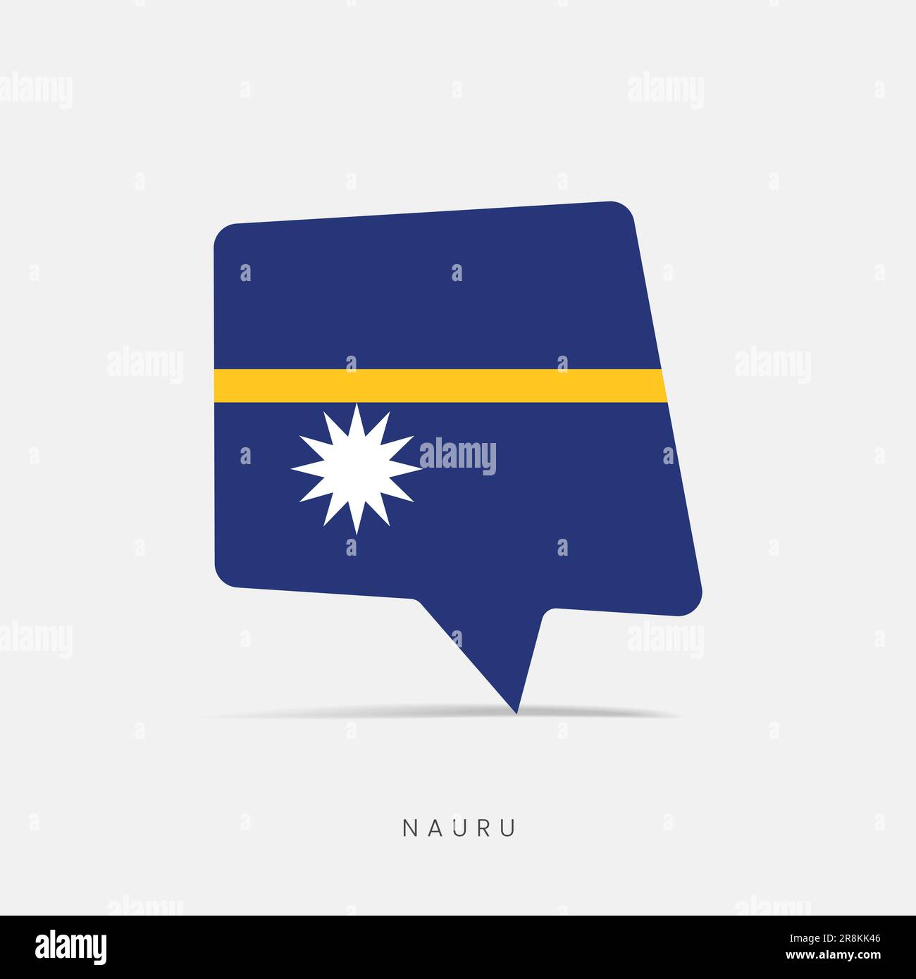 Nauru flag map hi-res stock photography and images - Alamy