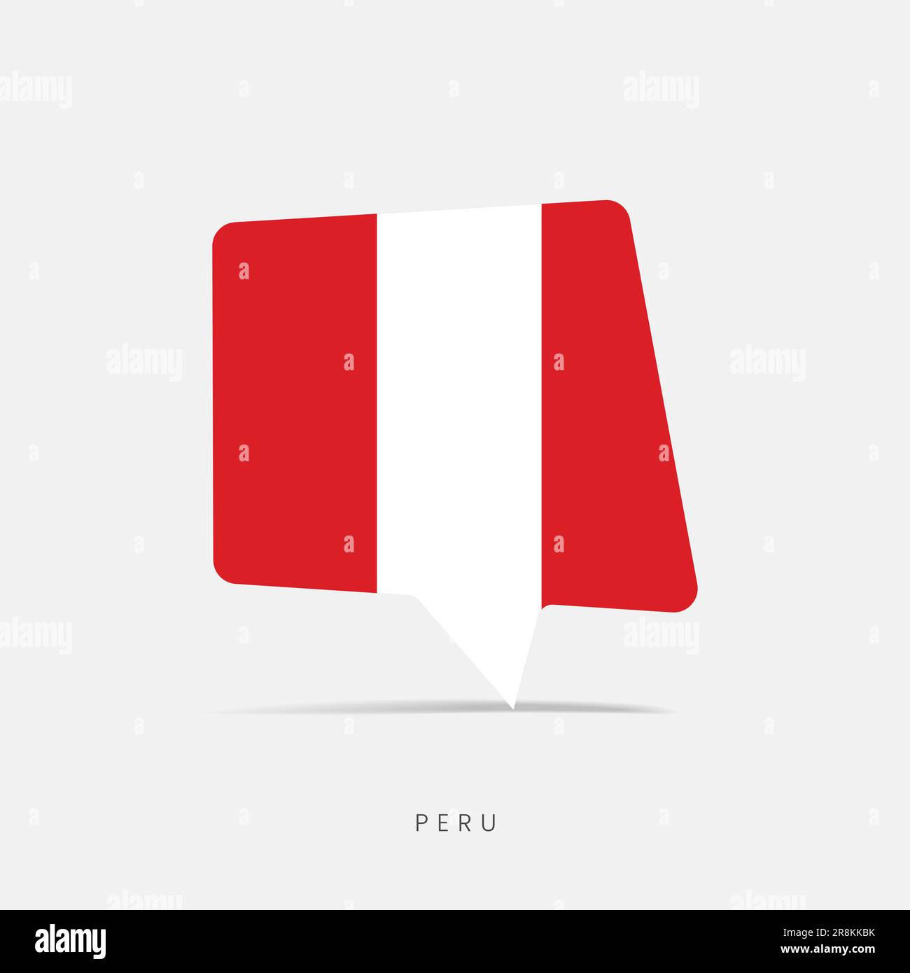 Peruvian flag Stock Vector Images - Alamy