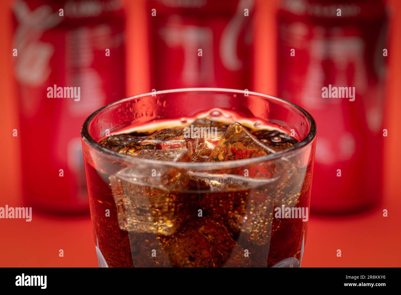 Coca cola texture hi-res stock photography and images - Alamy