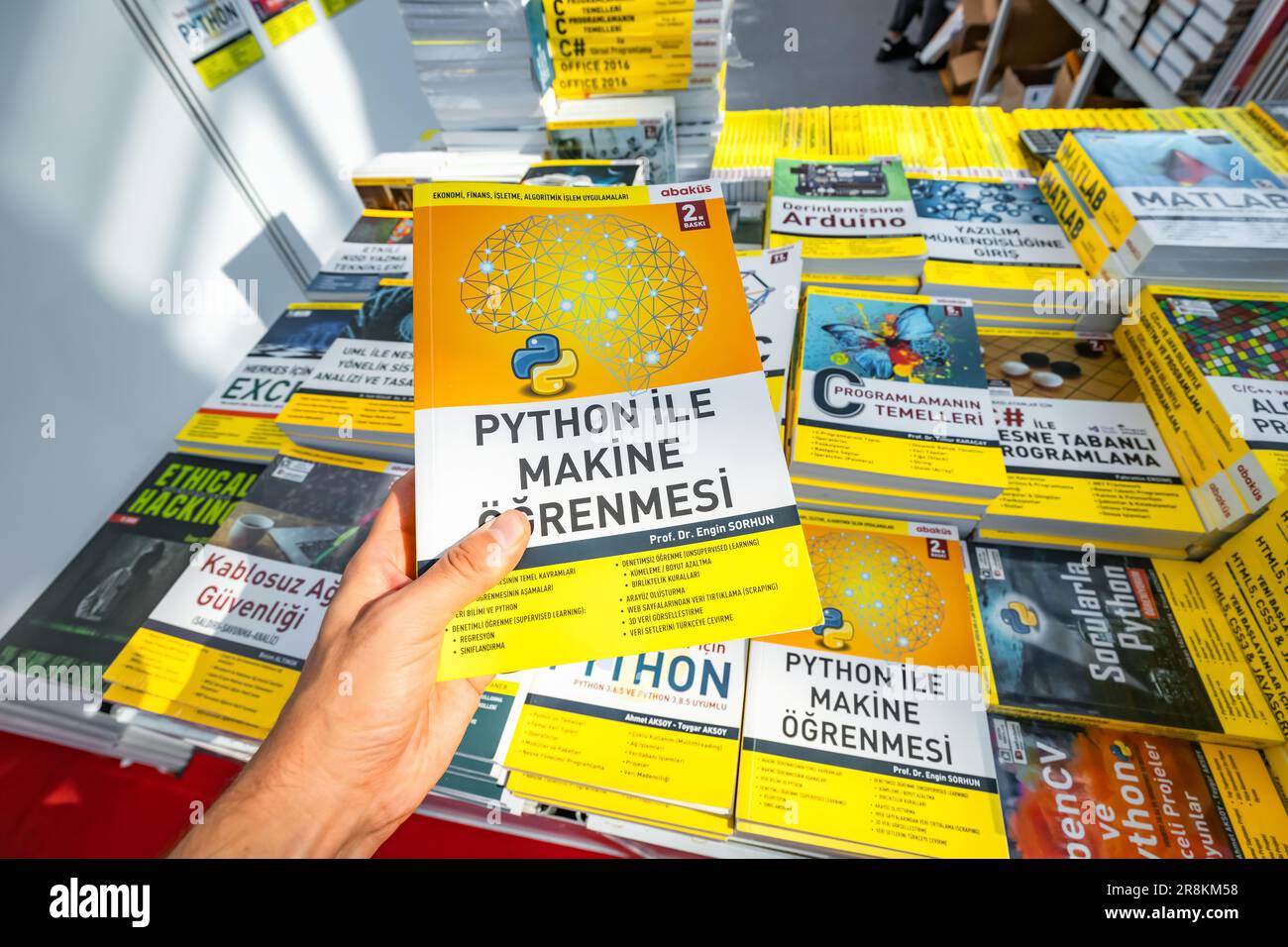 28 October 2022: Antalya, Turkey: Python and C plus plus and other coding and computer science ...