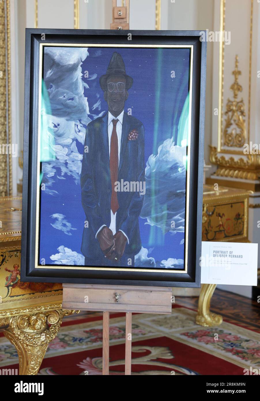 Previously unissued photo dated 14/06/23 of a portrait of Delisser ...