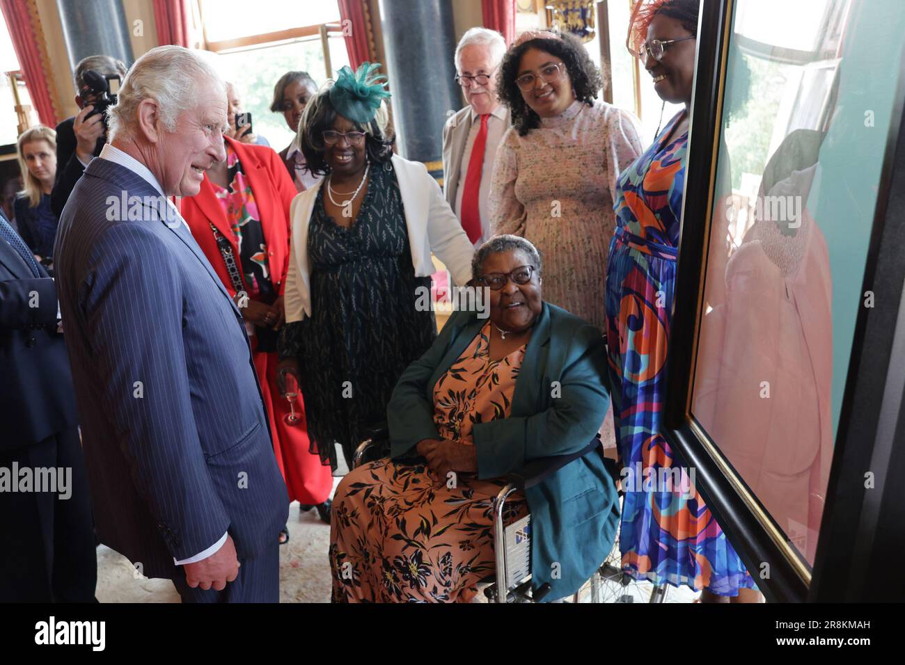 Previously unissued photo dated 14/06/23 of King Charles III speaks ...