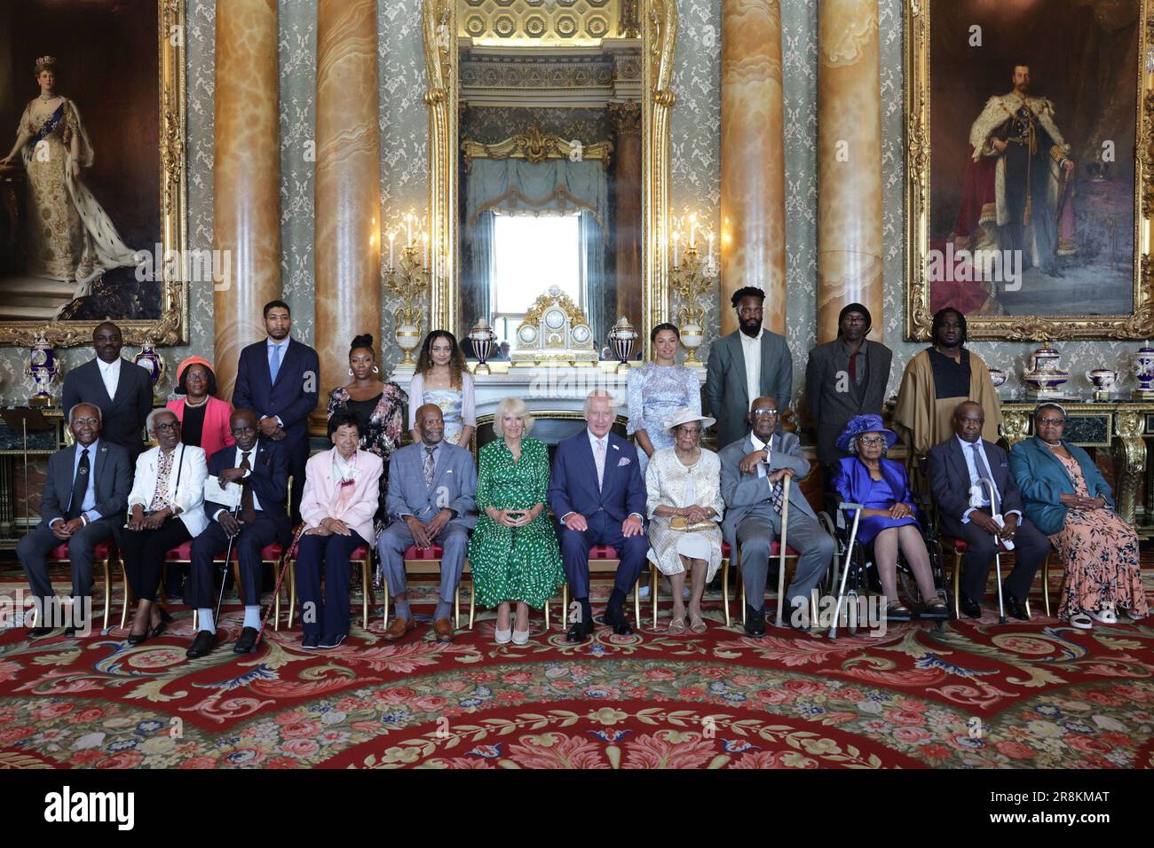 Previously unissued photo dated 14/06/23 of King Charles III and Queen ...