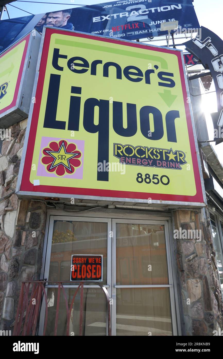 Los Angeles, California, USA 20th June 2023 Terner's Liquore Store ...