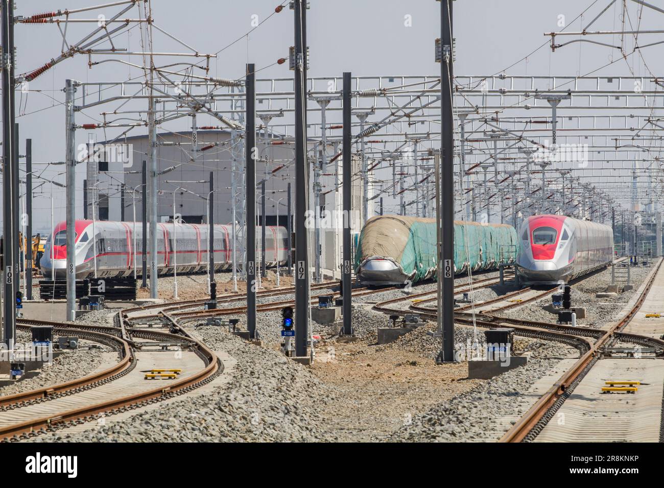 Bandung, West Java, Indonesia. 22nd June, 2023. Electric Multiple Units ...