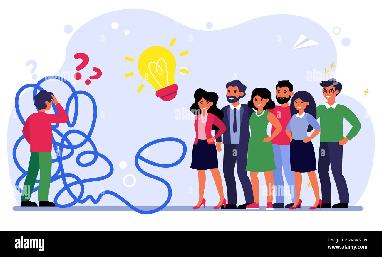 Confused Group Of People