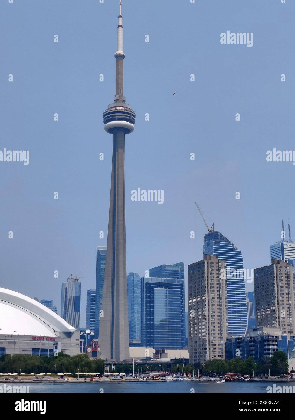 Lake Ontario/C N Tower/Toronto skyline/Boat Cruise Stock Photo - Alamy