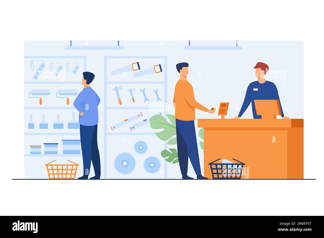 Tool shop customers Stock Vector Image & Art - Alamy