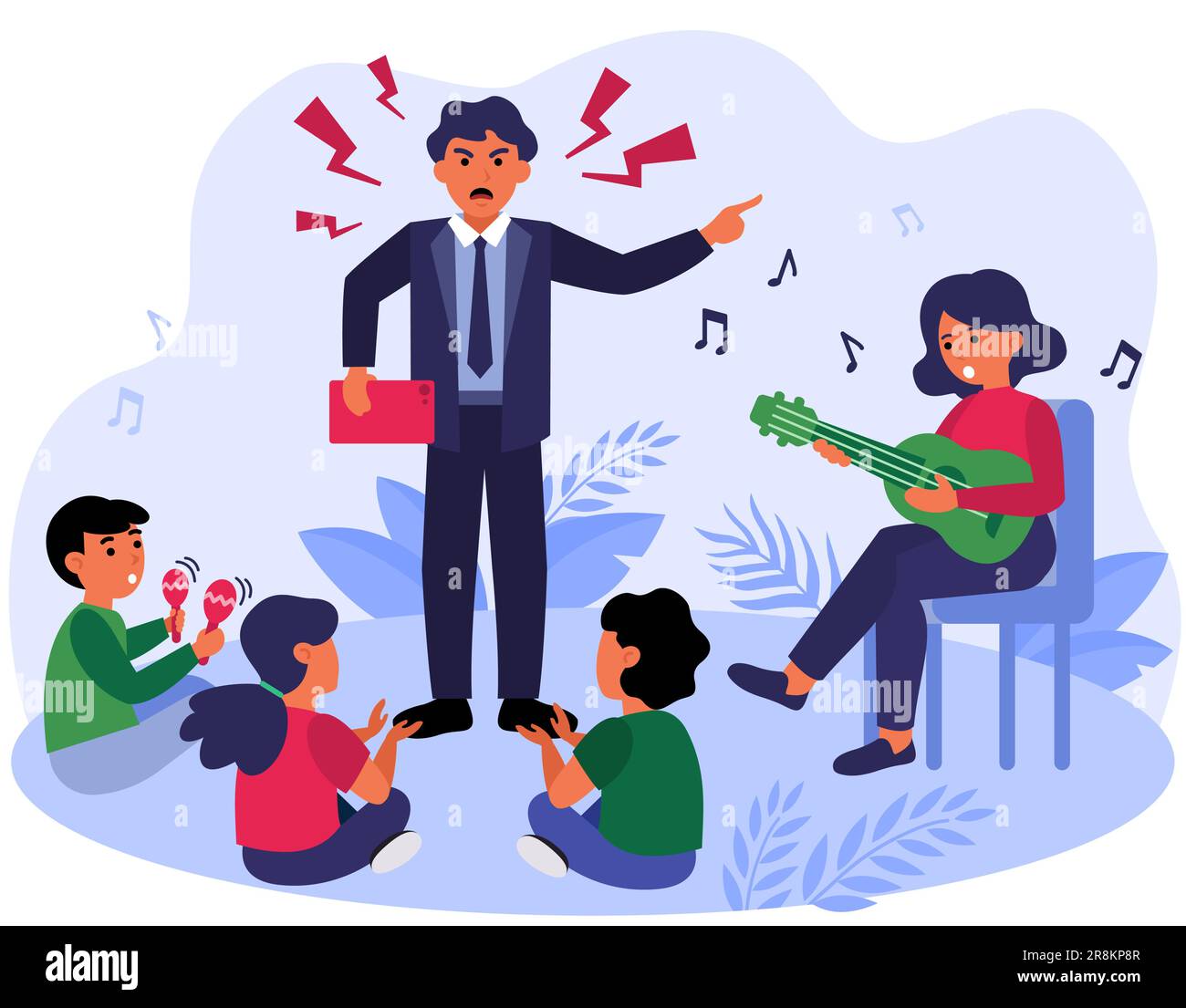 Woman scolding Stock Vector Images - Alamy