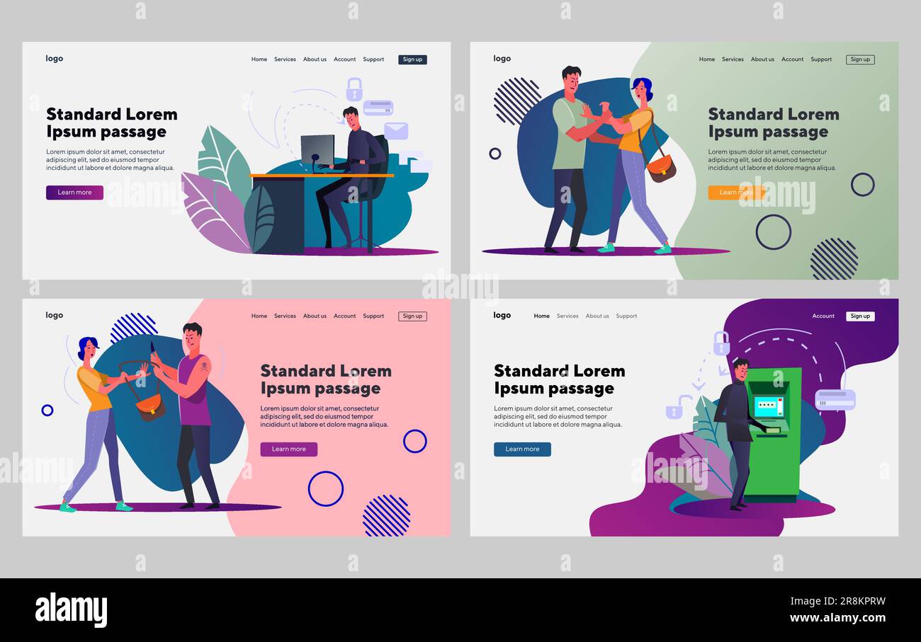 Male criminal set Stock Vector Image & Art - Alamy