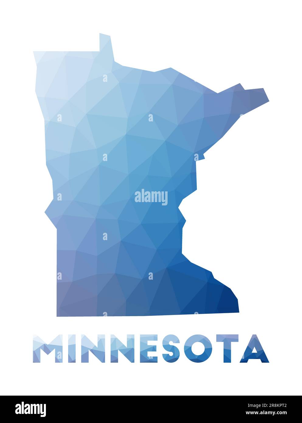 Minnesota icon network map hi-res stock photography and images - Alamy