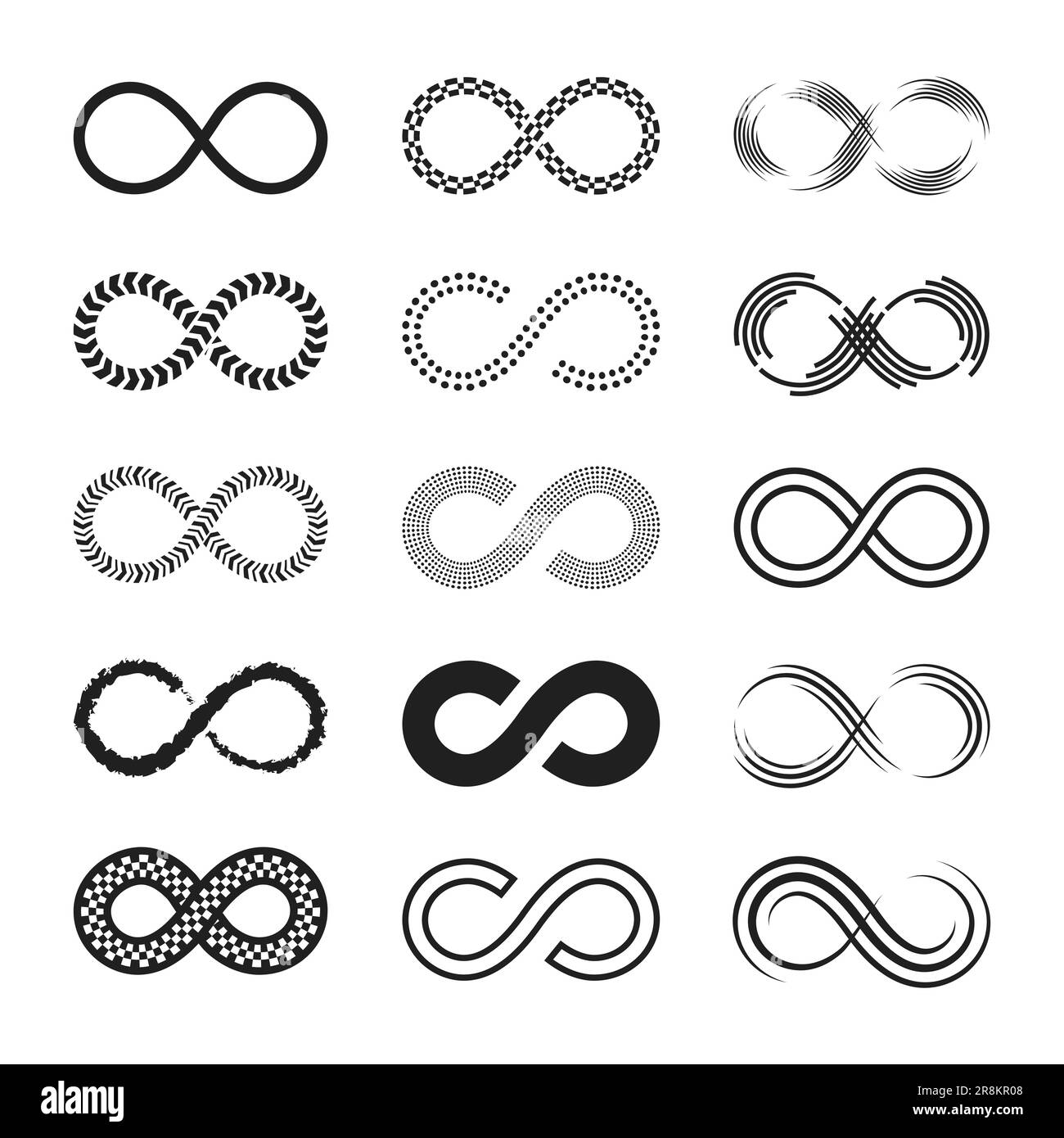 Grunge style infinity symbol Stock Vector Images - Alamy