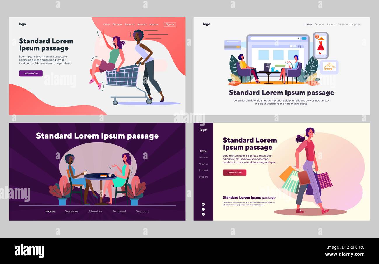 Eating enjoying Stock Vector Images - Alamy