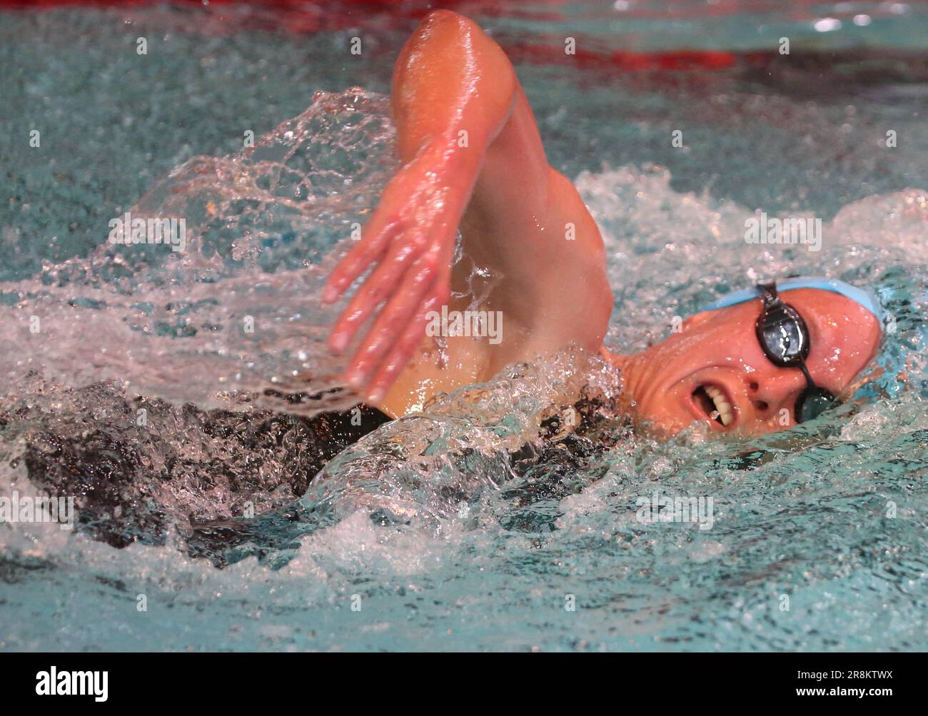 Aurelie Muller Final 1500 M freestyle during the French Elite Swimming ...