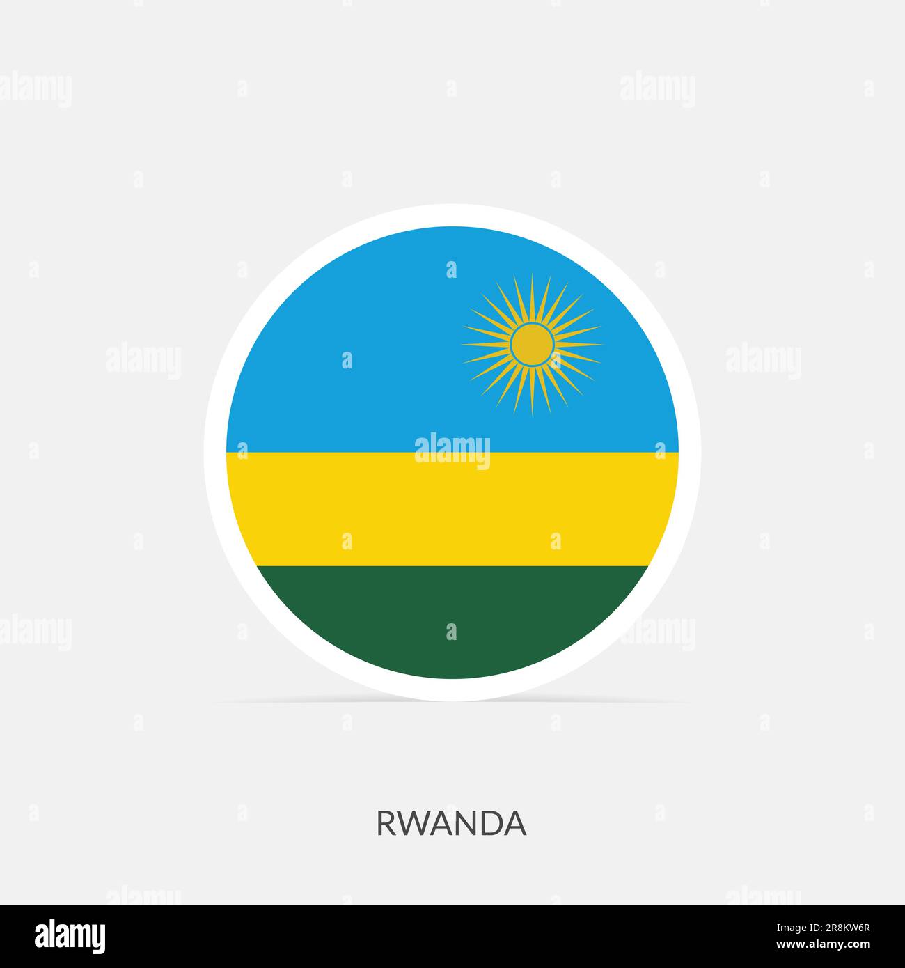 Flag map of rwanda hi-res stock photography and images - Alamy