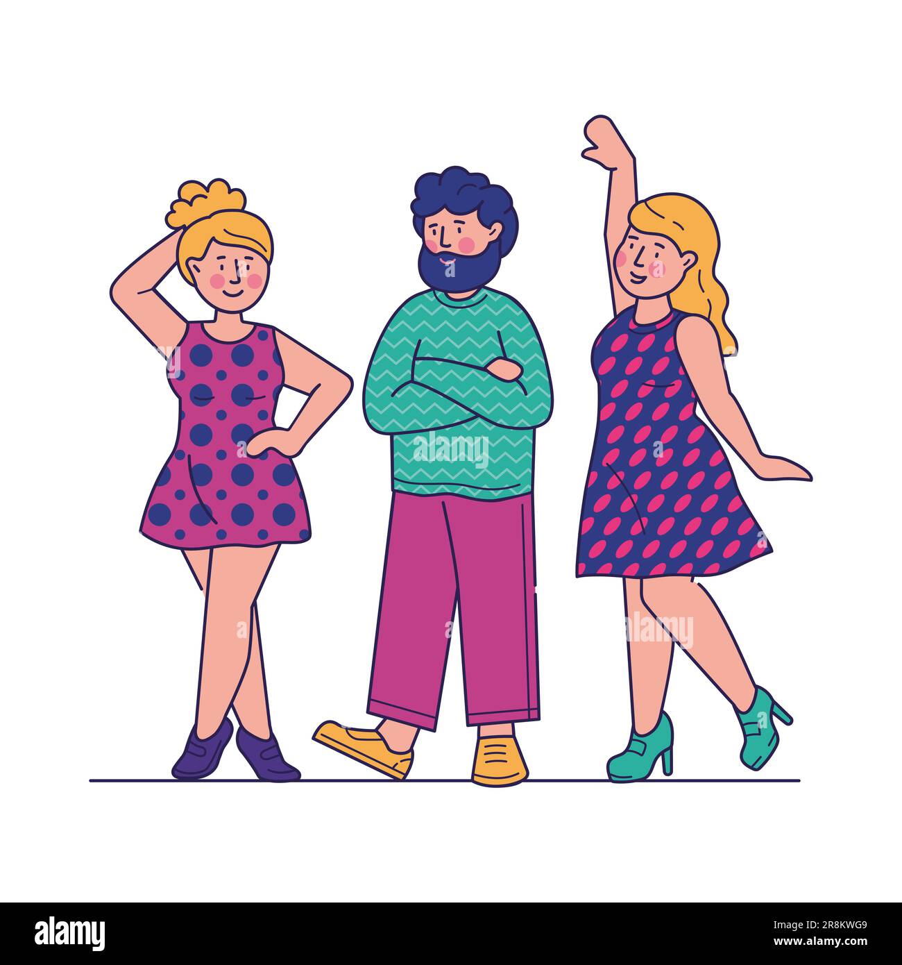 Woman different body shape illustration hi-res stock photography and ...