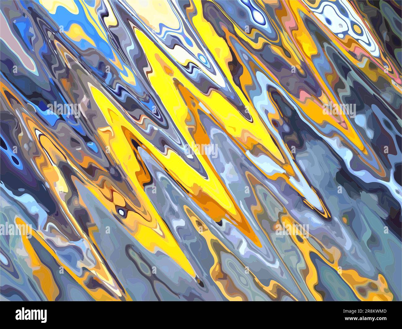 Vibrant wavy splashes for backgrounds or textures. Bright splashes in ...