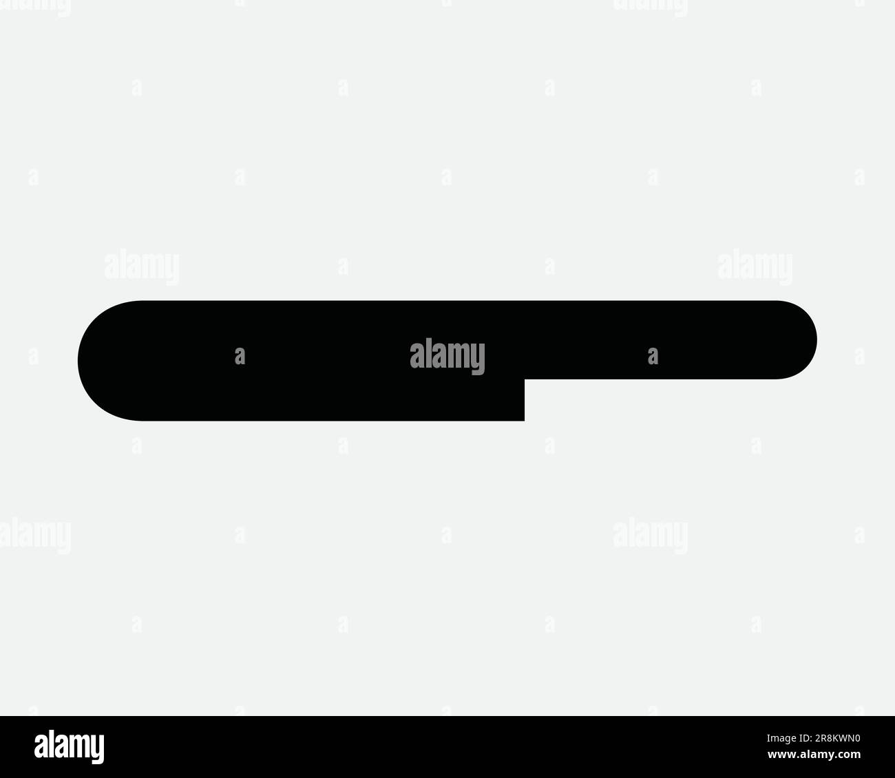 Knife Icon. Utensil Cutlery Kitchen Equipment Tool Cut Sharp Cutting ...