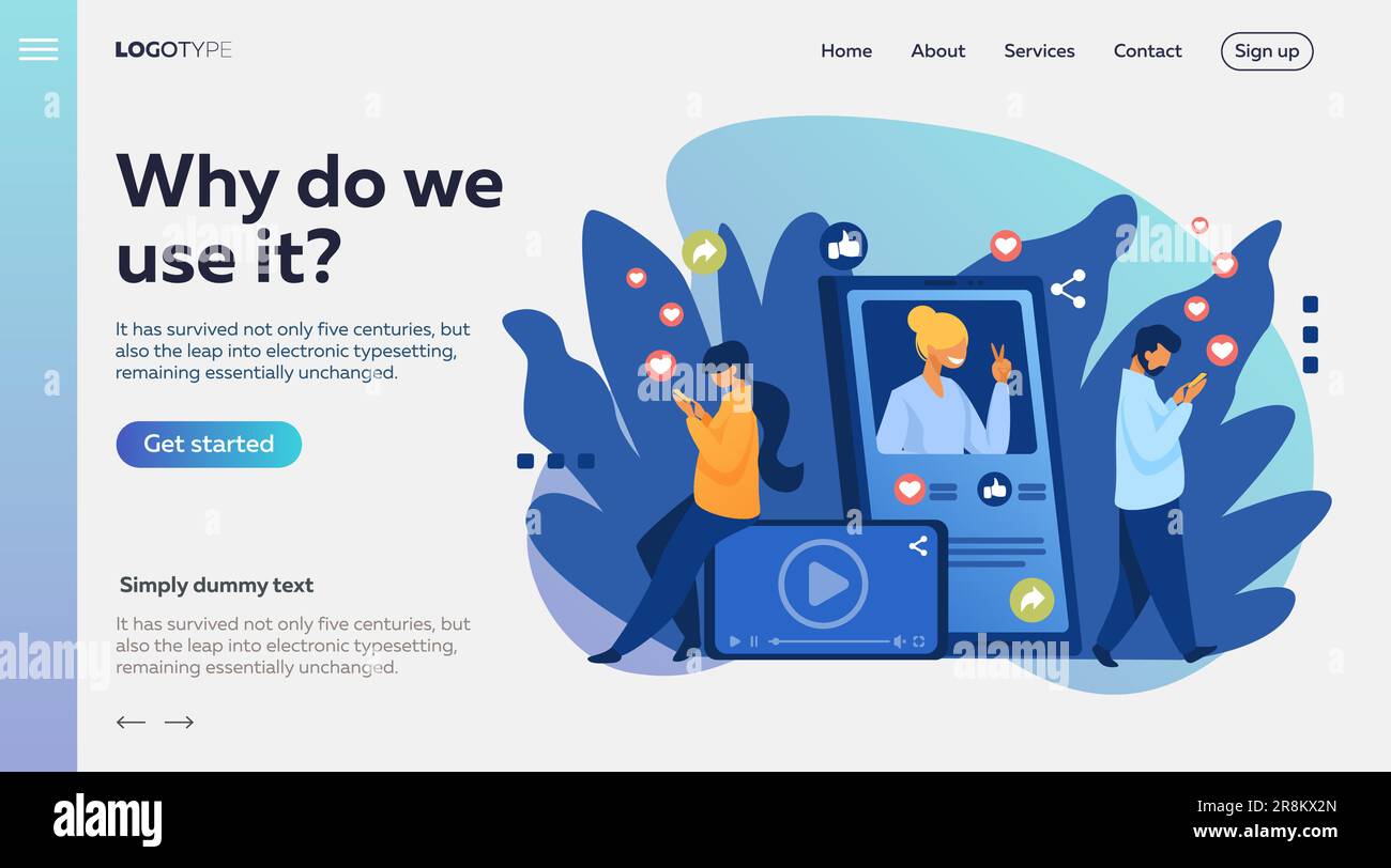 Social media popularity Stock Vector Image & Art - Alamy