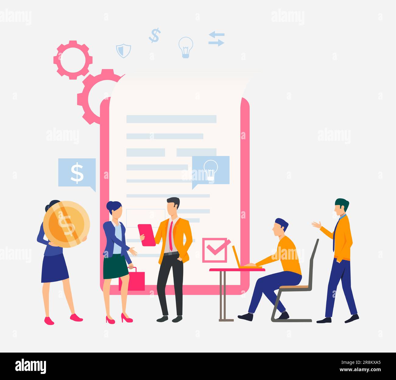 Concluding design Stock Vector Images - Alamy
