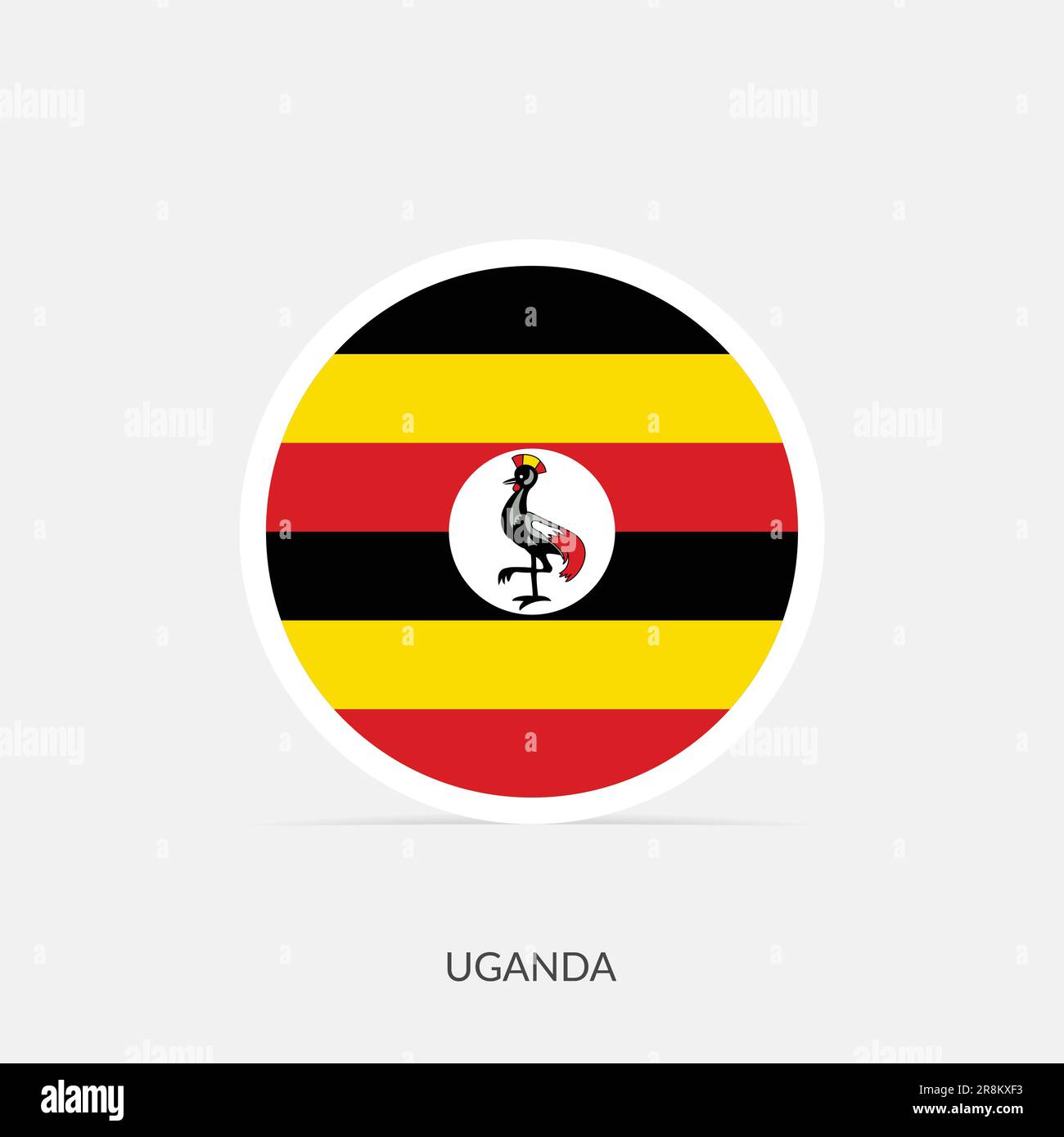 Uganda flag map hi-res stock photography and images - Alamy