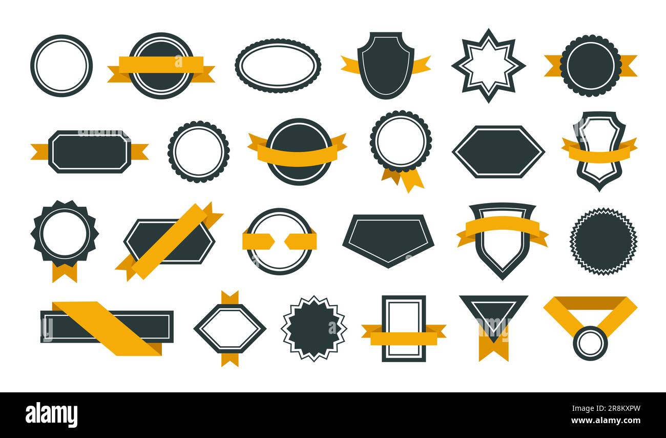 Rank badges Stock Vector Images - Alamy