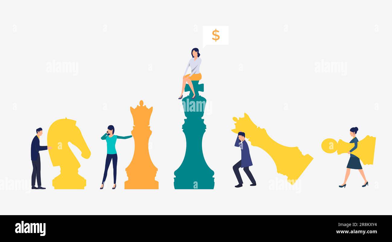 Business competition illustration Stock Vector Image & Art - Alamy