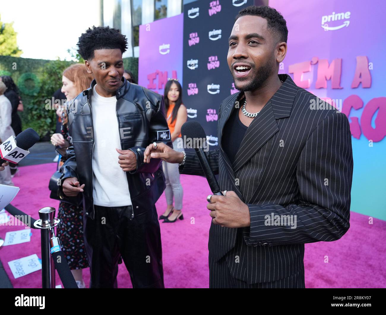 Los Angeles, USA. 21st June, 2023. (L-R) Brett Gray and Jharrell Jerome ...