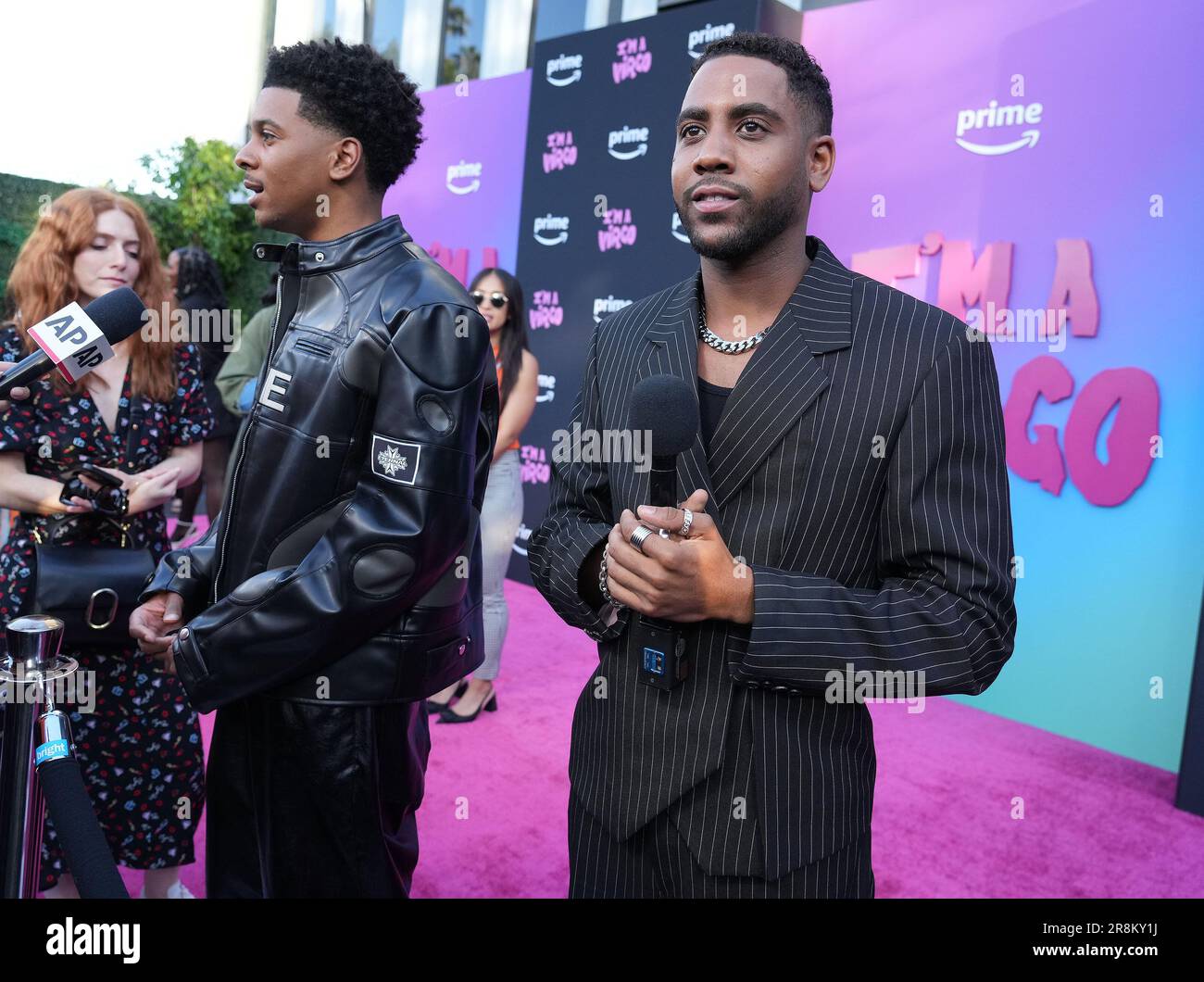 Los Angeles, USA. 21st June, 2023. (L-R) Brett Gray and Jharrell Jerome ...