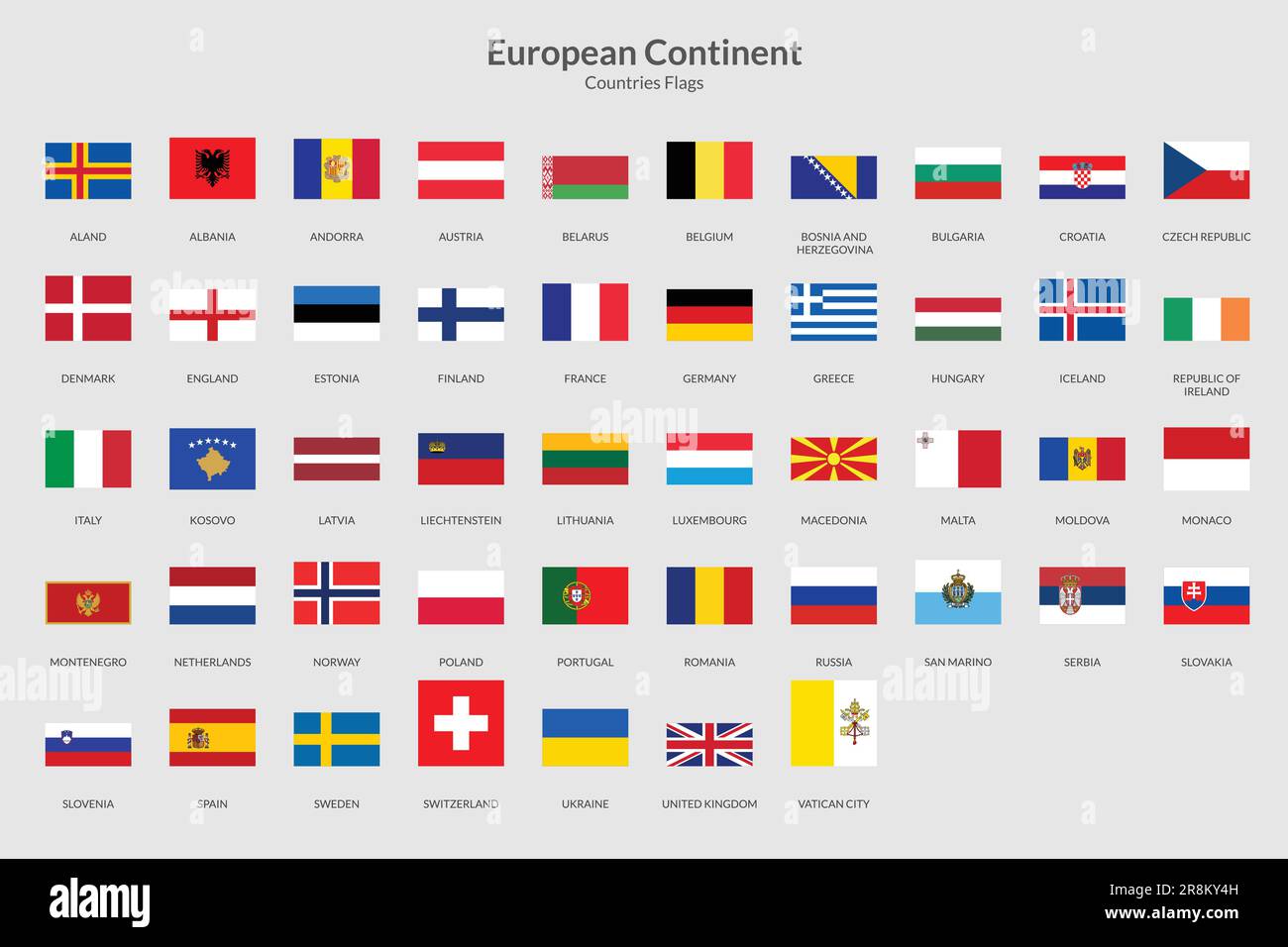 European Continent Rectangle flag icon Stock Vector Image & Art - Alamy