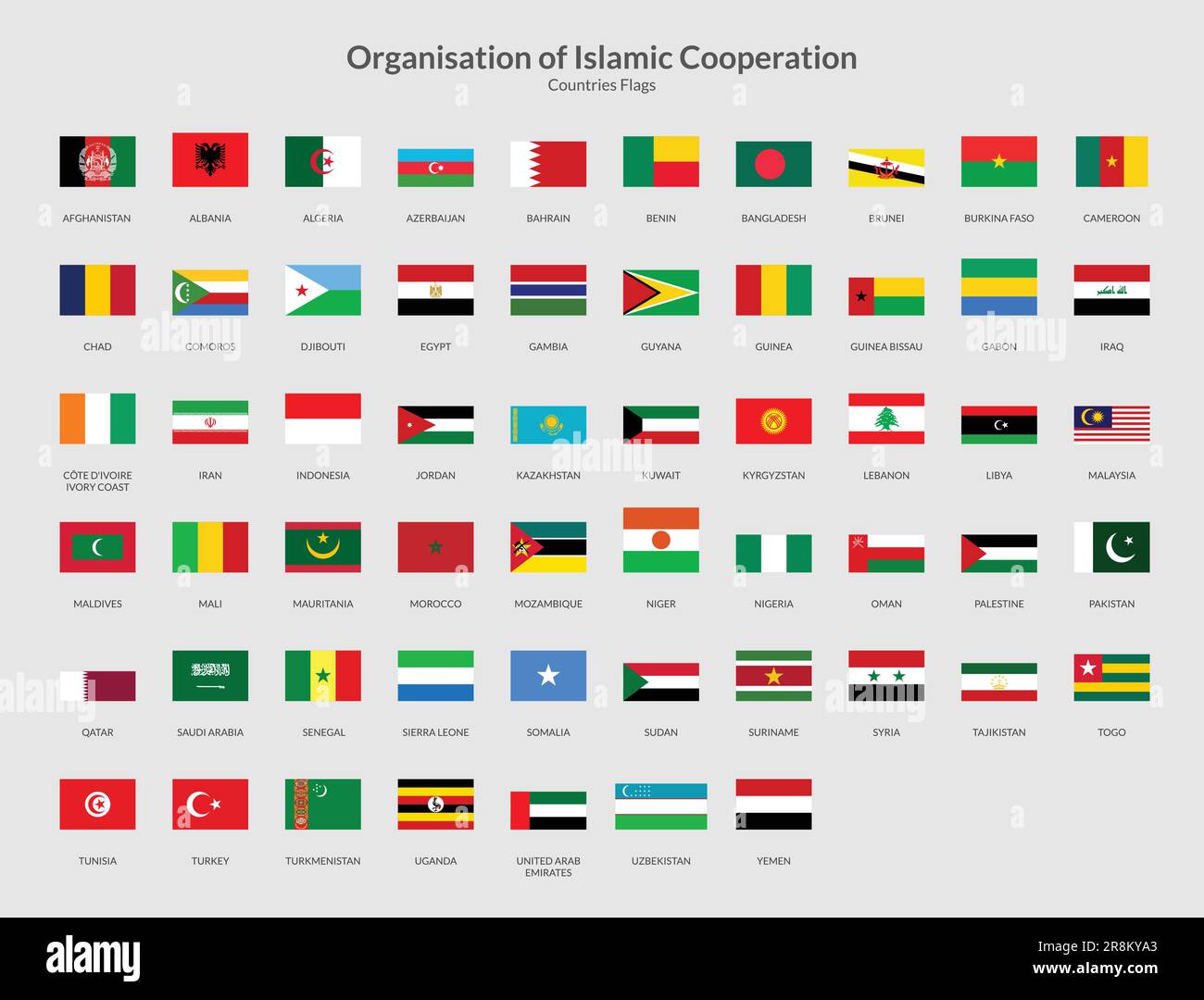 Muslim Country Flags