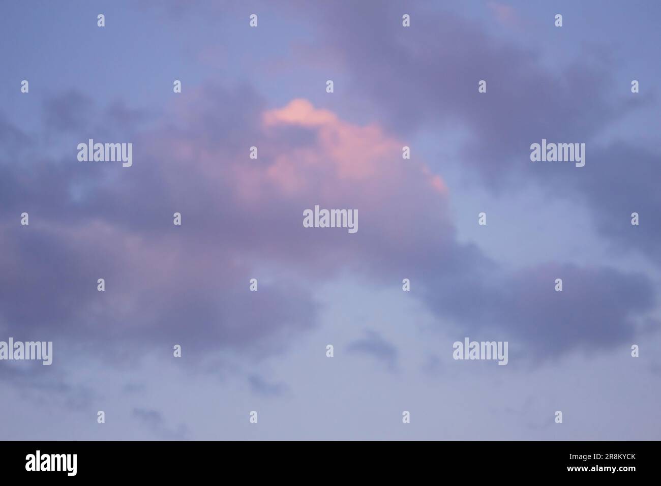 Beautiful purple sky background with clouds Stock Photo - Alamy