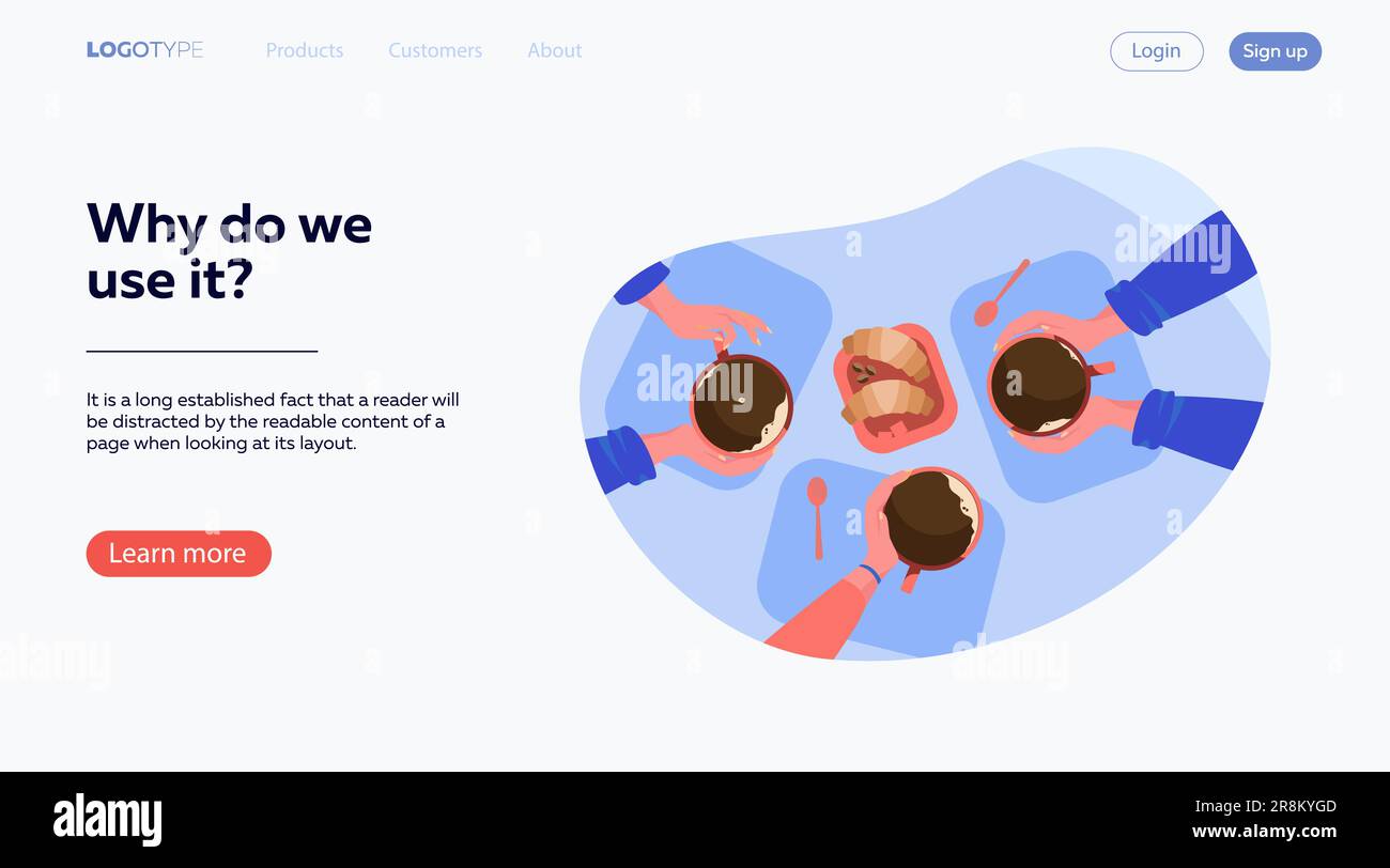 Customer in coffee shop Cut Out Stock Images & Pictures - Alamy