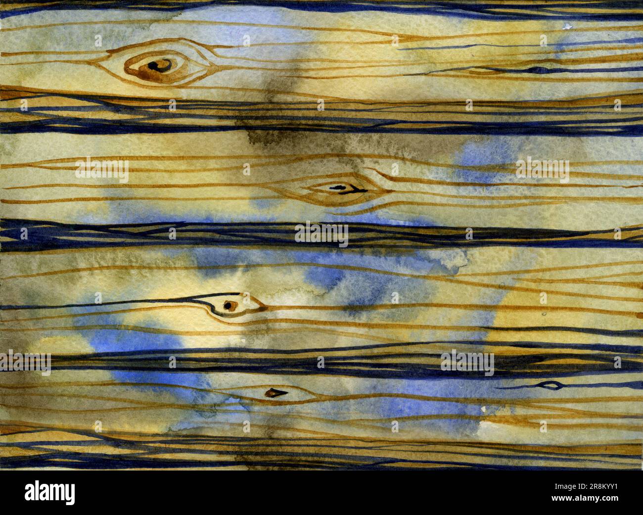 Watercolor rustic texture of the wood Stock Photo - Alamy