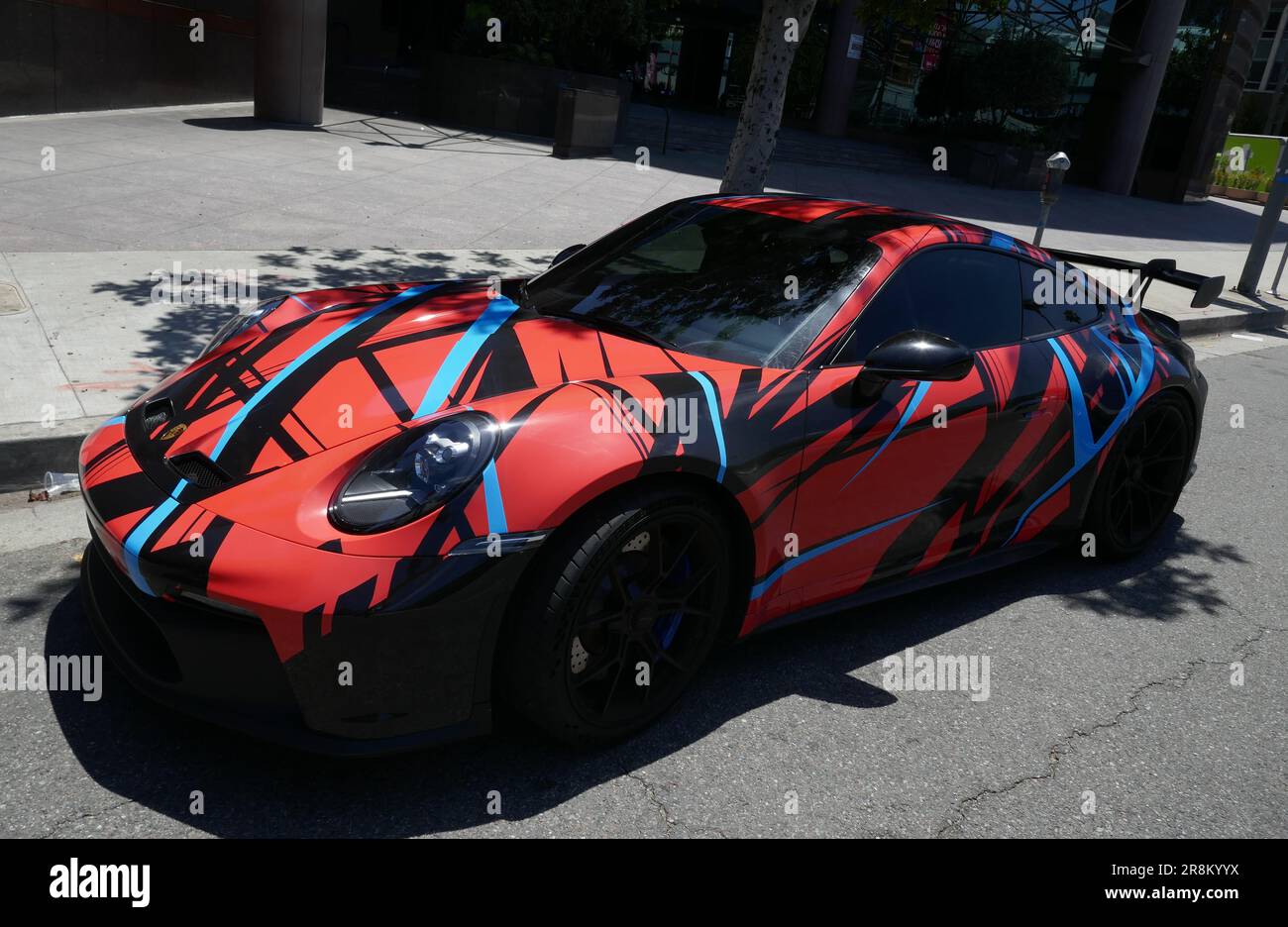 Los Angeles, California, USA 21st June 2023 Ferrari on Sunset Blvd on ...