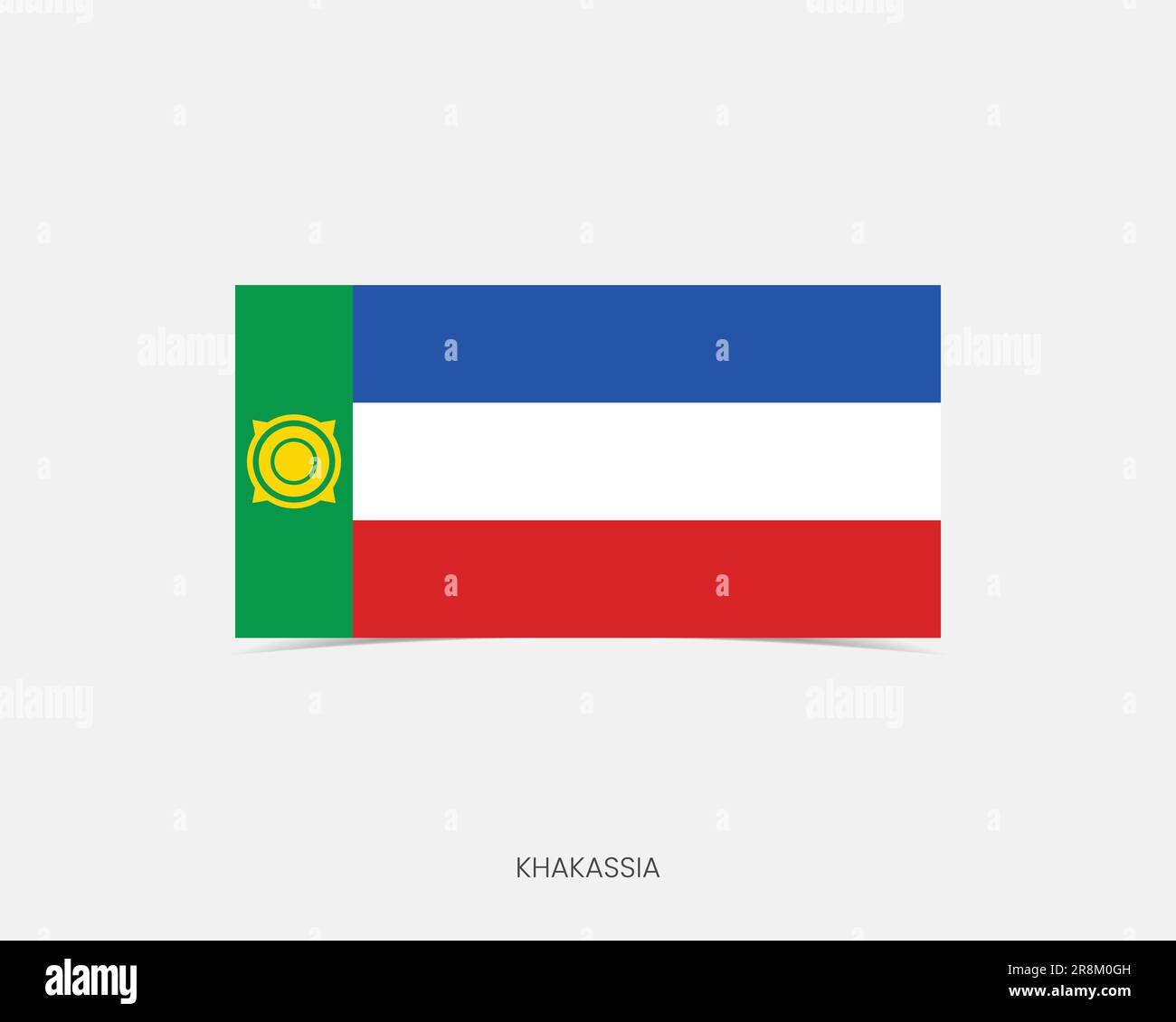 Flag of the republic of khakassia Stock Vector Images - Alamy