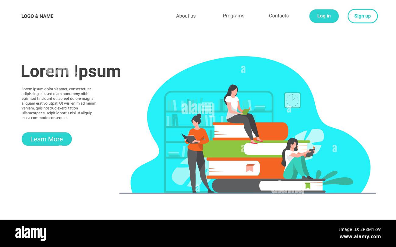 Book readers concept Stock Vector Image & Art - Alamy