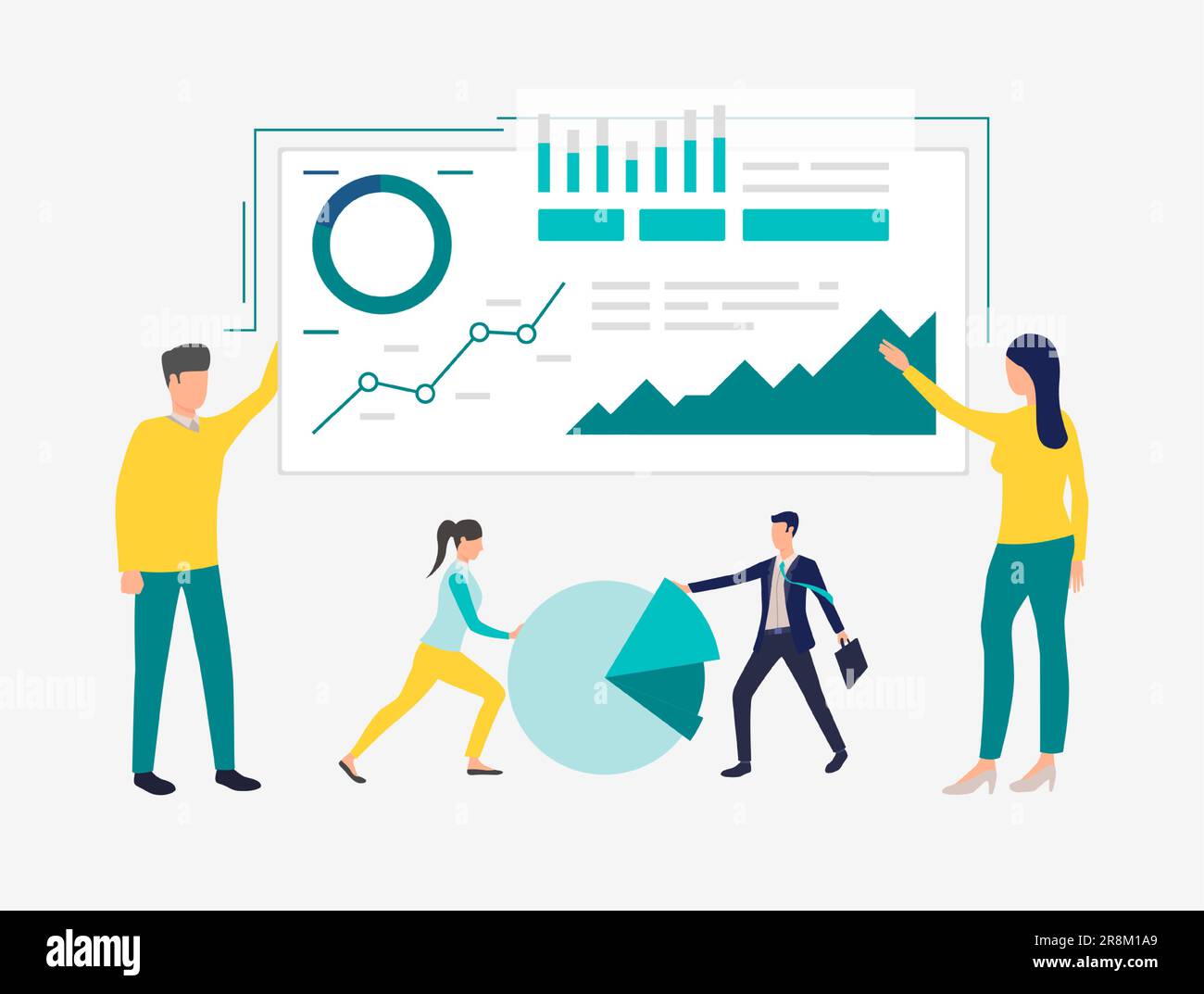 Data analysis illustration Stock Vector Image & Art - Alamy