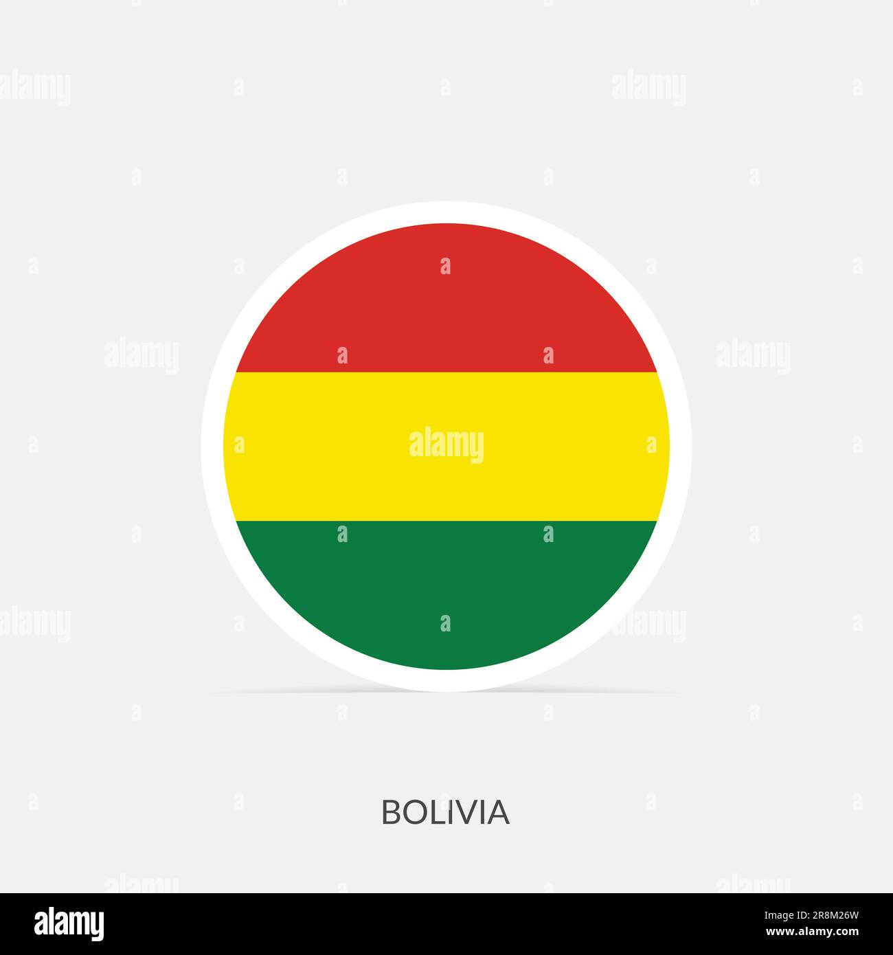 Bolivia flag circle hi-res stock photography and images - Alamy