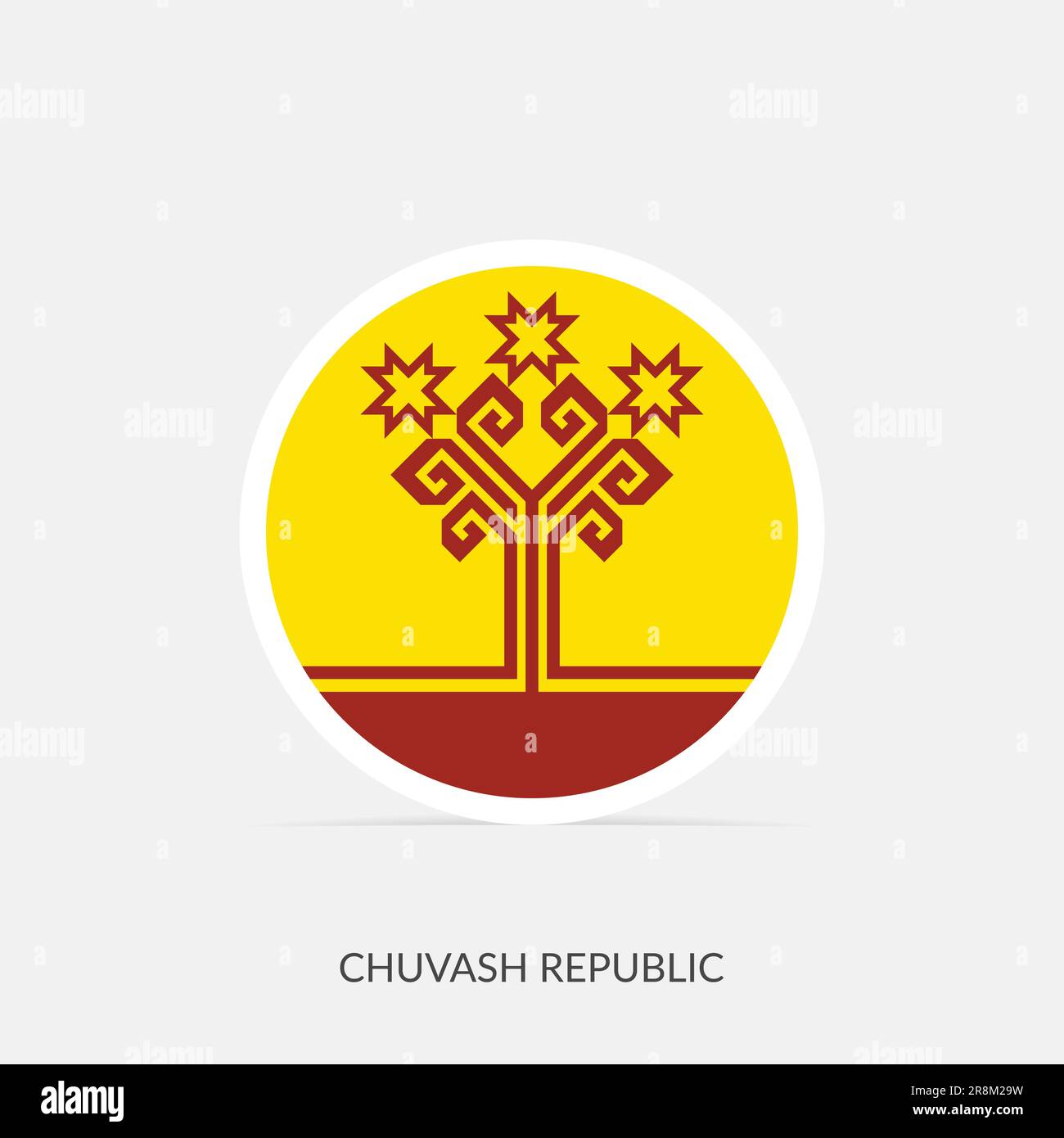 Chuvashia map hi-res stock photography and images - Alamy