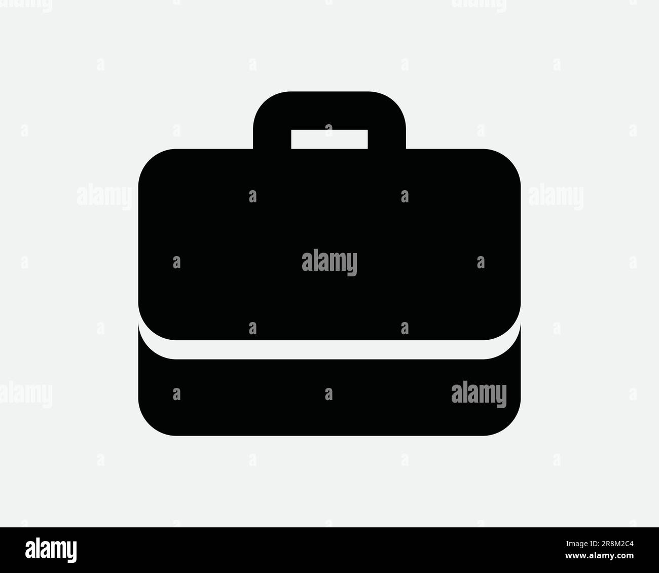 Briefcase Icon. Bag Luggage Suitcase Portfolio Brief Suit Case Handheld ...