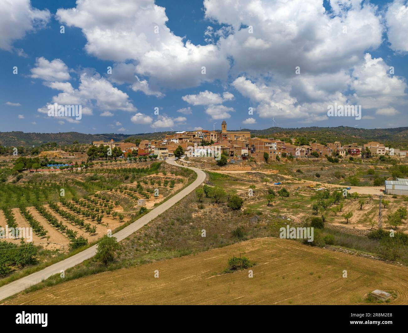 Villaggio vista aerea hi-res stock photography and images - Alamy