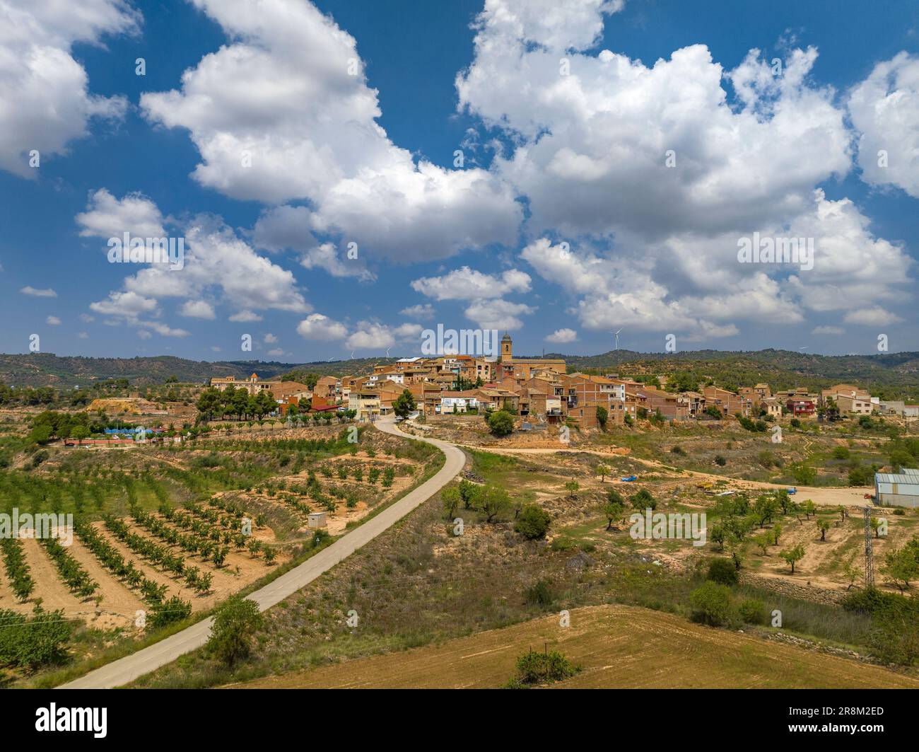 Villaggio vista aerea hi-res stock photography and images - Alamy