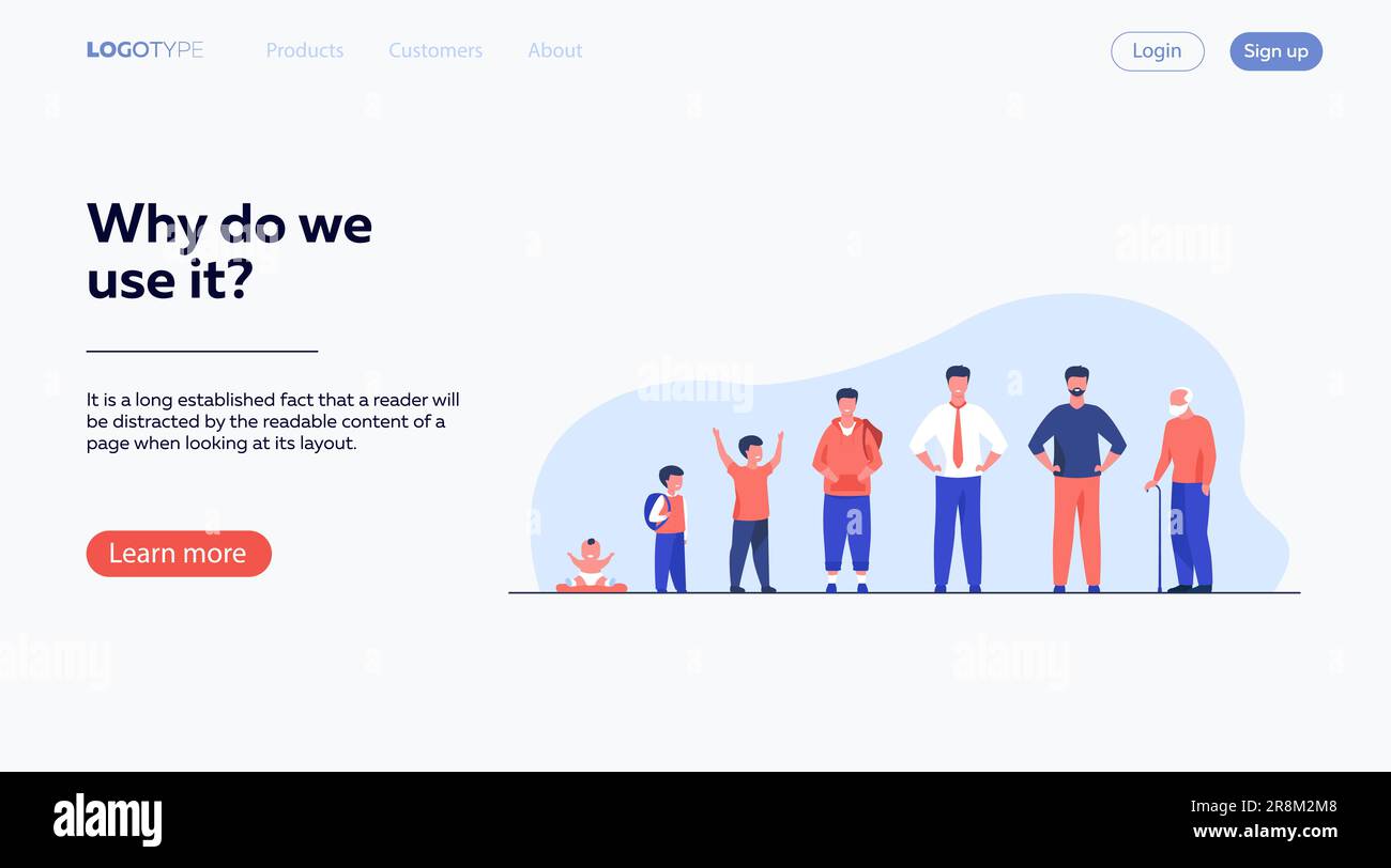 Man life cycle concept Stock Vector Image & Art - Alamy