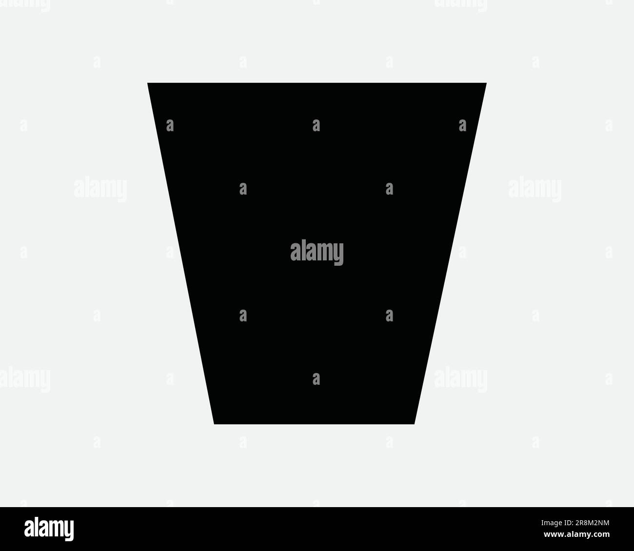 Pail Bucket Icon. Water Container Pot Garbage Trash Can Trashcan Bin ...