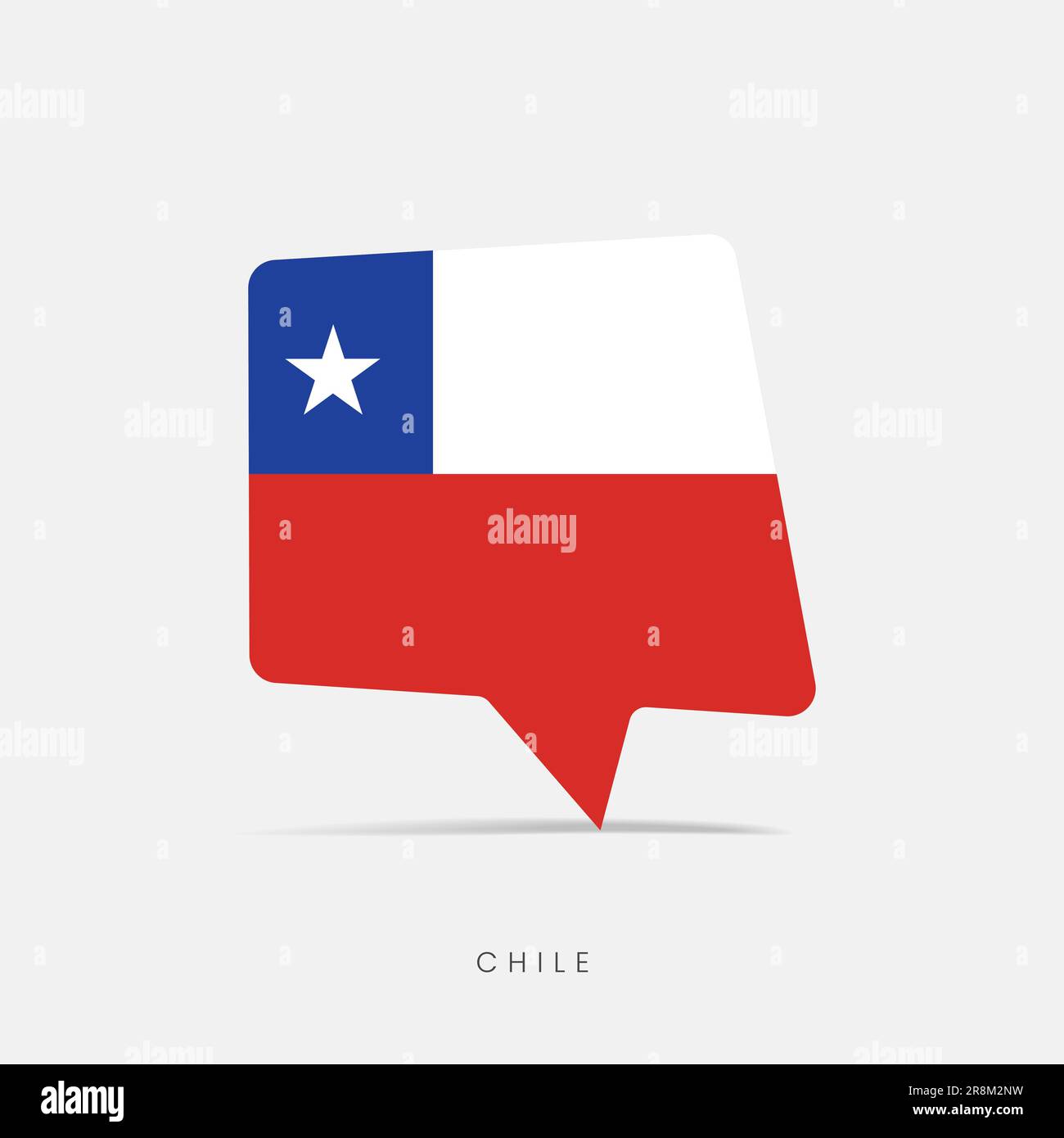 Chile flag bubble chat icon Stock Vector Image & Art - Alamy