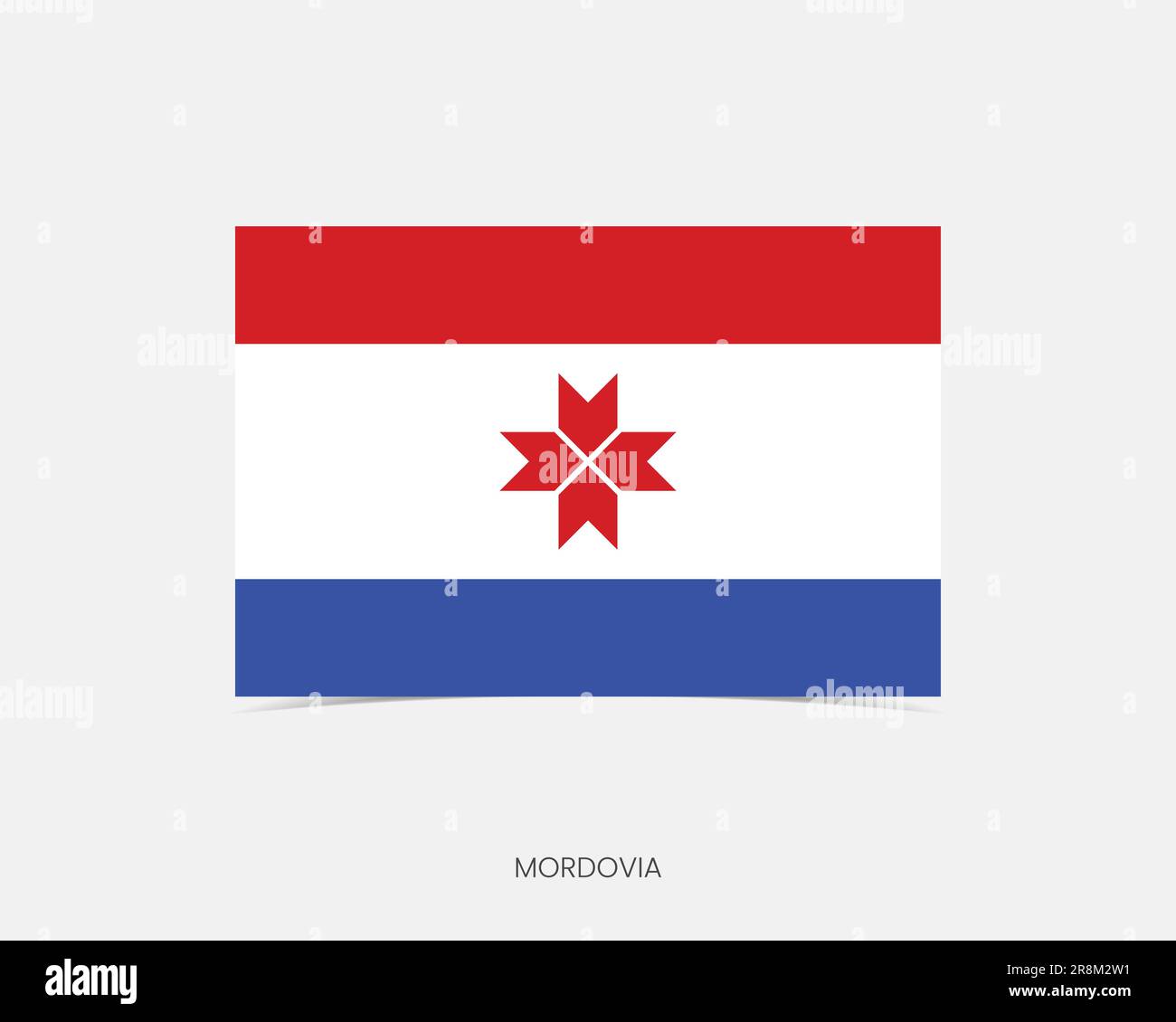 Flag of the republic of mordovia hi-res stock photography and images ...